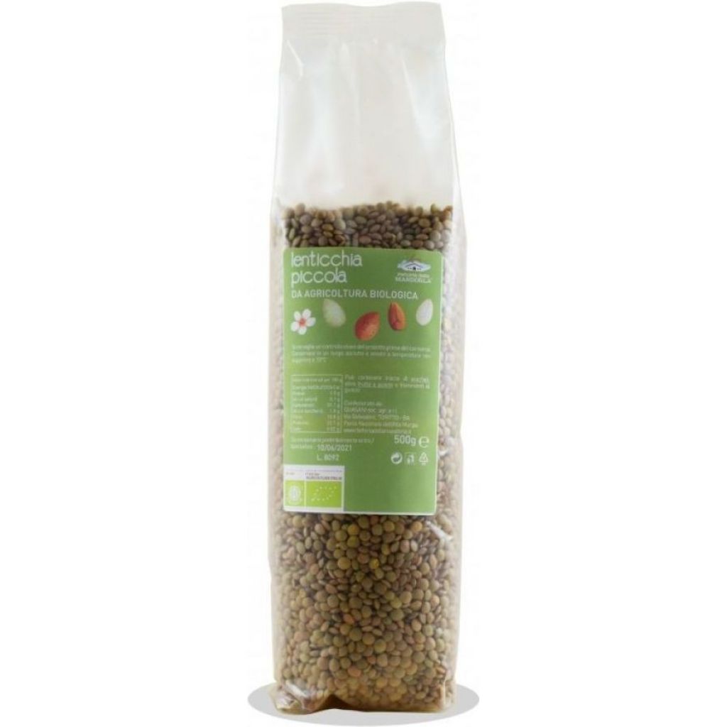 LENTICCHIA PICCOLA ROSSA - Busta 500g - Fattoria della Mandorla | E-circles